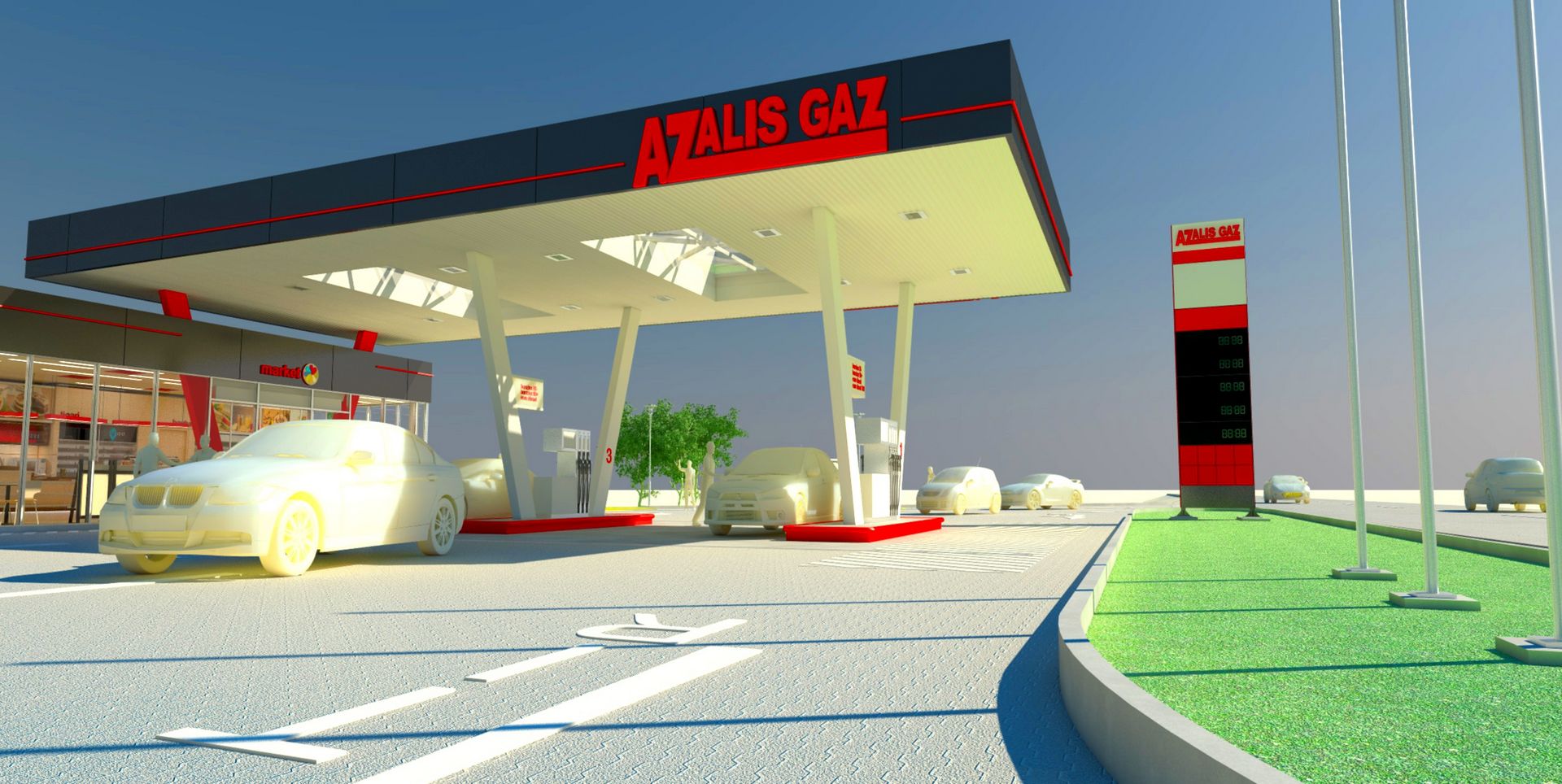 totem Azalis – Proiect Benzinarie