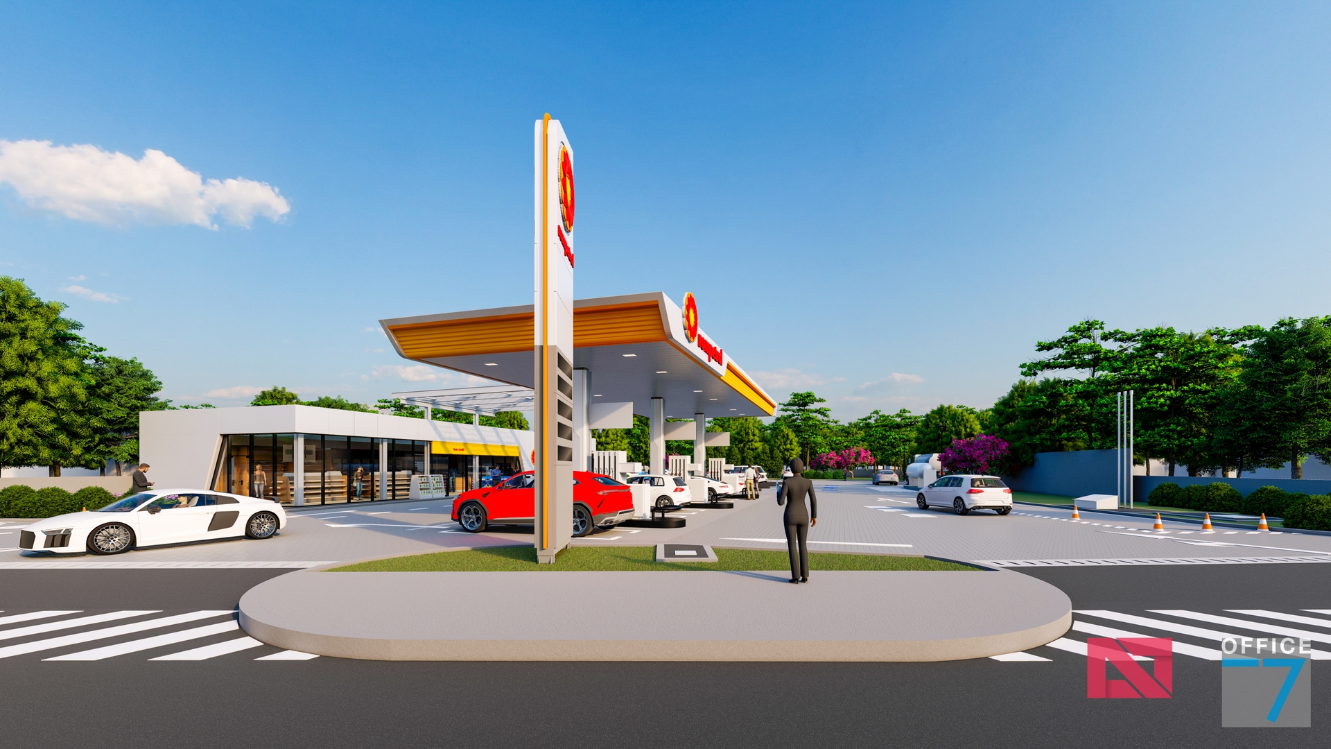 statie Rompetrol R4 – Proiect Benzinarie