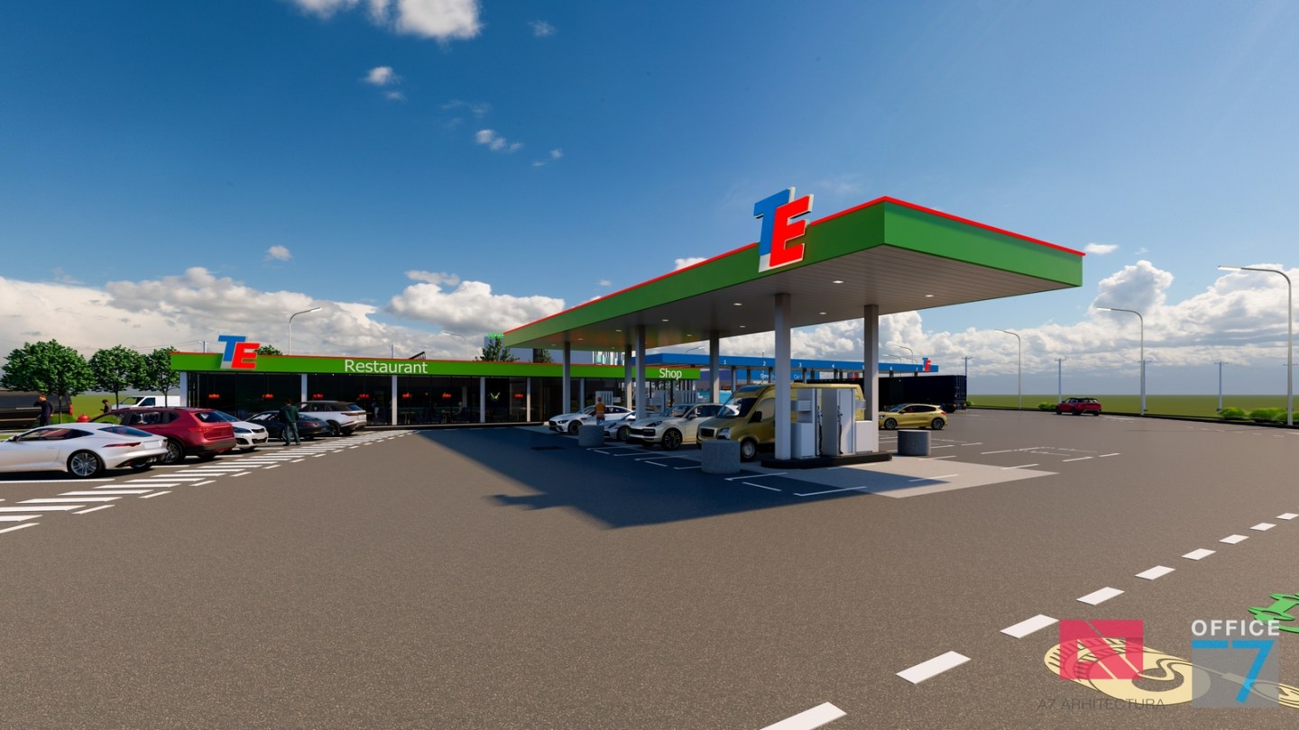 Truck Stop Cinea – Concept 4 – Proiect Benzinarie